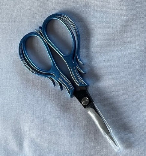 Ornate Scissors - Blue – Angel Crafts NZ