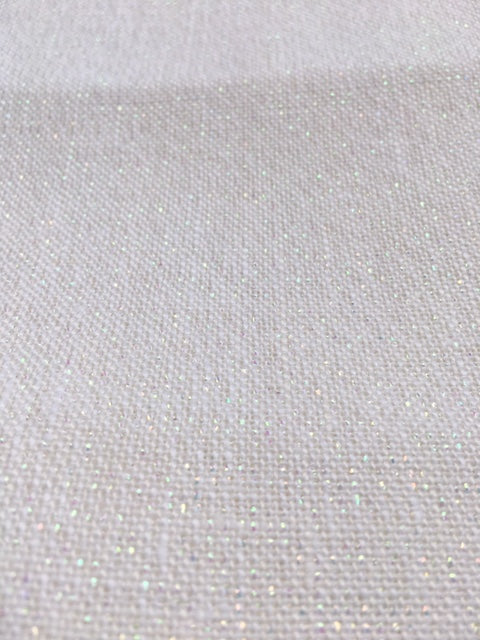 Lugana Evenweave - 28 Count - Opalescent White – Angel Crafts NZ