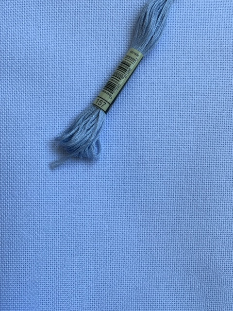 Lugana Evenweave - 25 Count - Light Blue – Angel Crafts NZ
